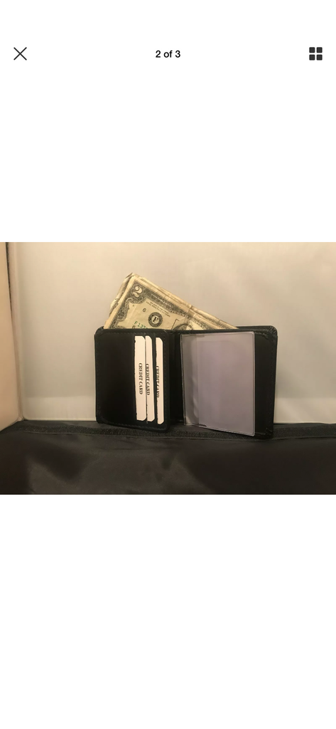 New York City Mini Shield Wallet Captain credit Cards/ID Pictures Bill ...